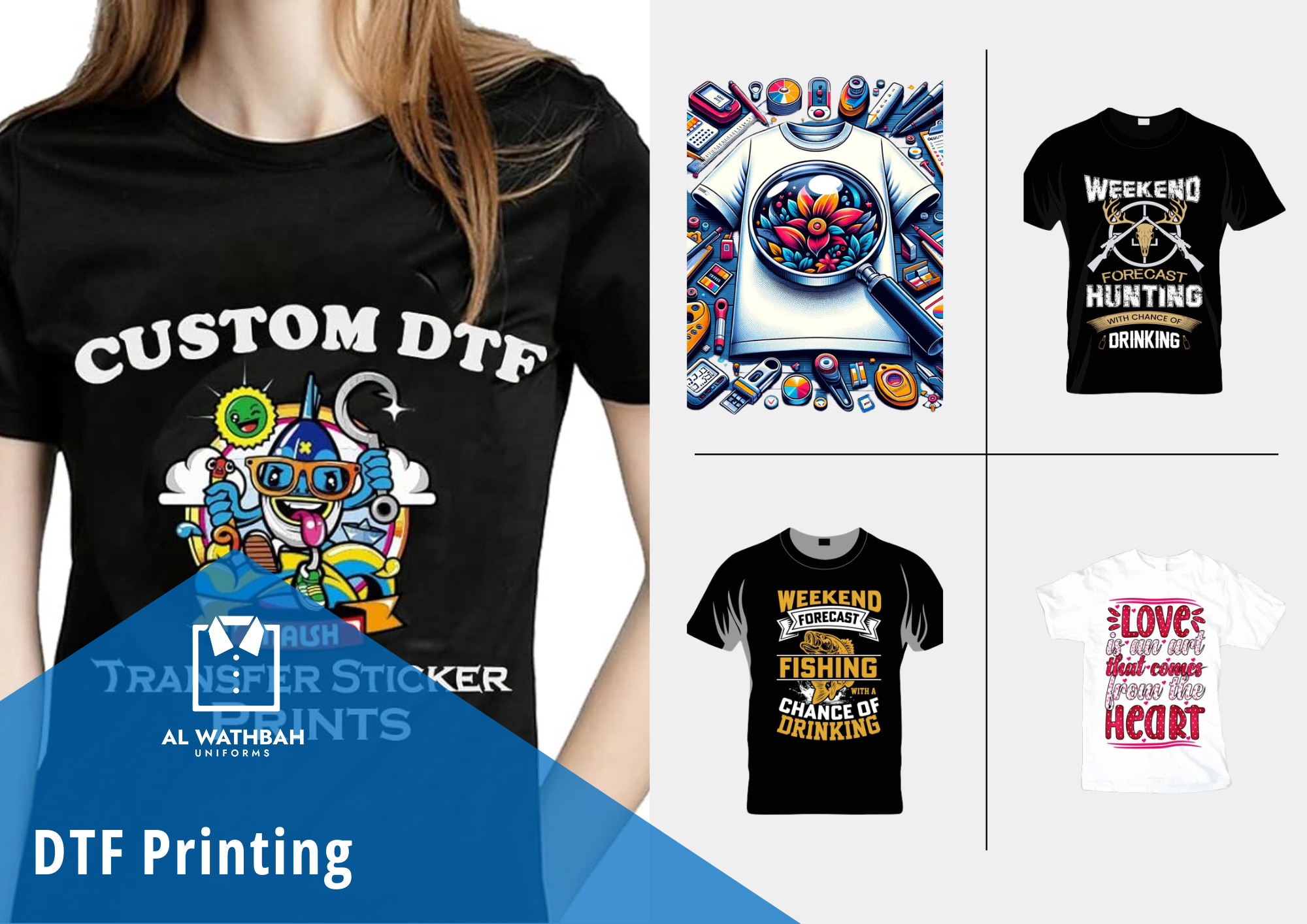 DTF Printing: High-Quality Custom Prints for Any Fabric Type